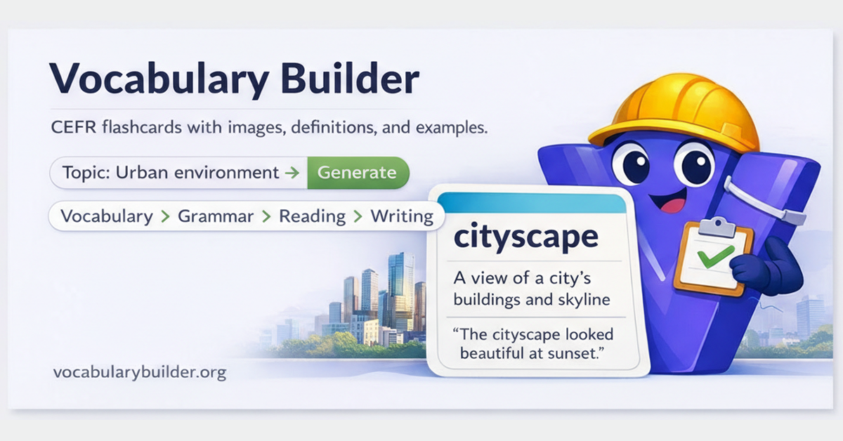 English Vocabulary Builder | Grammar, Reading, Writing